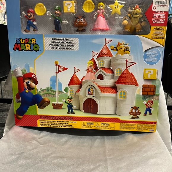 Nintendo | Toys | Nintendo Super Mario Castle Playset Red White And ...